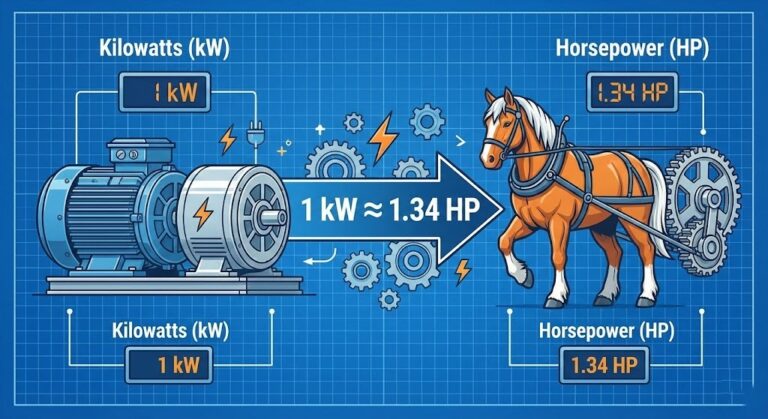 How to Convert kW to hp (Kilowatts to Horsepower)